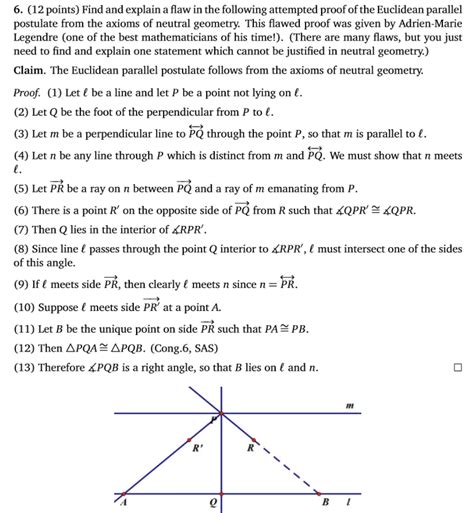 Solved Postulate From The Axioms Of Neutral Geometry T