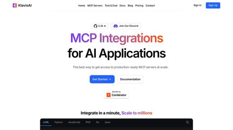 Klavis Aiopen Source Mcp Integration Platform Providing Hosted Servers And Multi Platform
