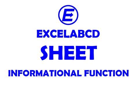 excel sheet function excelabcd