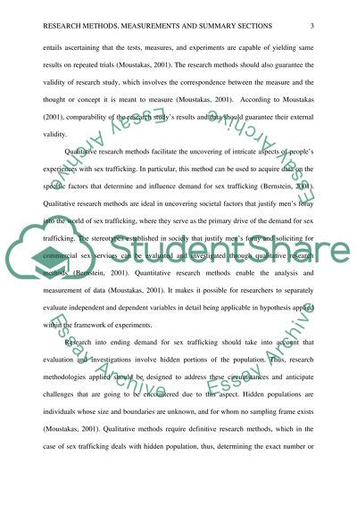 Concept Paper Research Method Measurement And Summary Sections Assignment
