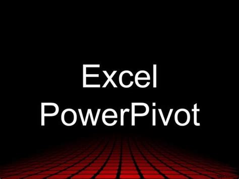 basic introduction to power query ppt