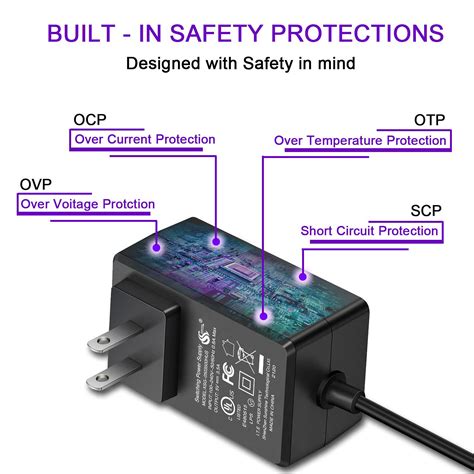 GetUSCart IUniker 20W 5V 4 0A Power Supply For Raspberry Pi 4 Orange Pi 5 5B UL Listed Type C