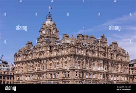 Edinburgh Scotland Europe The Balmoral Hotel On Princes Street
