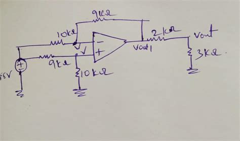 solved solve the circuit and find the vout the input