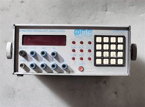 Ddc Sim31200 Syunchroresolver Simulator Rescience
