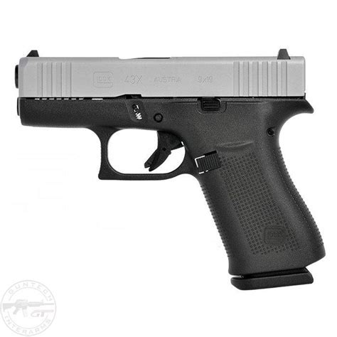Glock 43x Fs Silver Slide Style And Performance