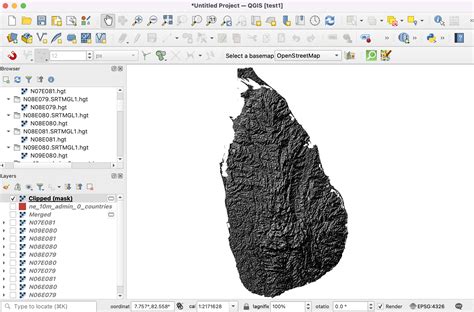 Raster Mosaicing And Clipping QGIS QGIS Tutorials And Tips