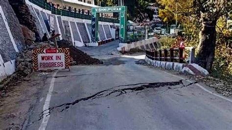 Joshimath Sank By 5 4 Cm In Just 12 Days Isro Report