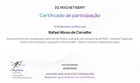 🚀 Acabei De Concluir Uma Jornada Incrível Na Rocketseat Rafael Carvalho