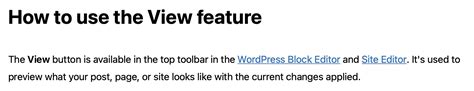 Helphub How To Use The Preview Function · Issue 561 · Wordpressdocumentation Issue Tracker