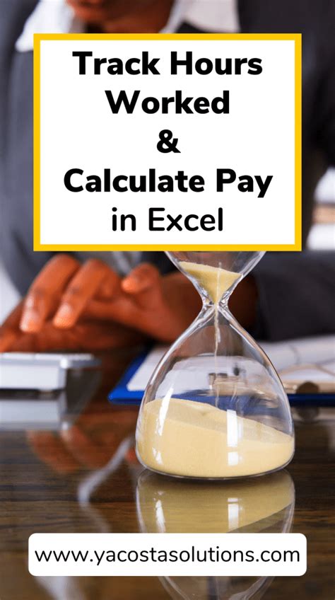 How To Track Hours Worked In Excel Calculate Pay With Video Tutorial
