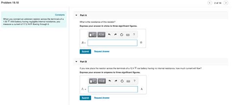 Solved Problem 19 18 2 Of 16 Part A When You Connect An