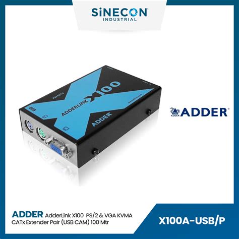 Adder X A Usb P Adderlink X Ps Vga Kvma Catx Extender Pair Usb Cam Mtr