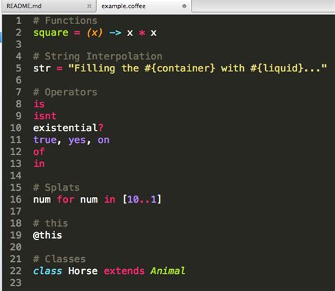 Dunckr Rubycoffeescript Syntax Highlighting In Sublime Text