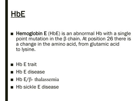 Pathophysiology And Classification Thalassemia Ppt Download