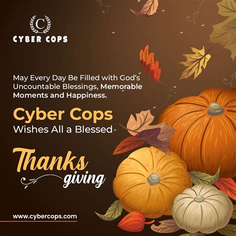 Cyber Cops On Linkedin Cybercops Thanks Thanksgiving Givethanks Thanksgivingday Thankyou…