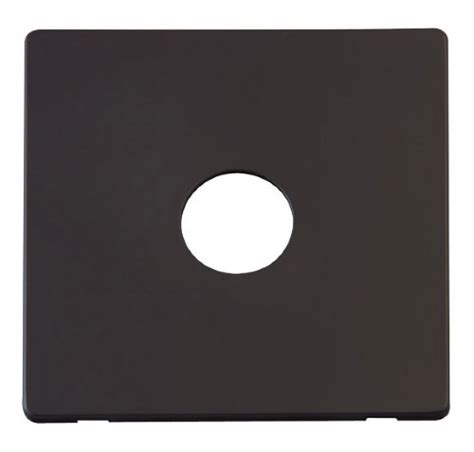 Scolmore Click Definity SCP221BK 1 Gang Toggle Switch Cover Plate Black