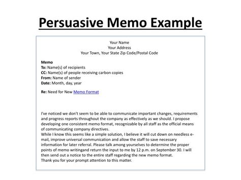 Ppt Memo Writing Powerpoint Presentation Id5657839