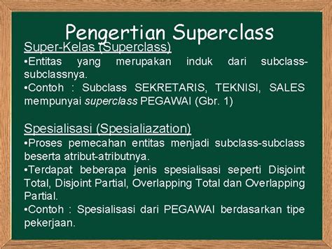 Sistem Basis Data 2 Eer Extended Entity Relationship