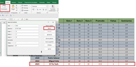 Crea Formulario de entrada de datos SUPER FÁCIL en Excel