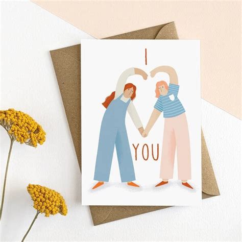 I Love You Girls Card Paper Tiger