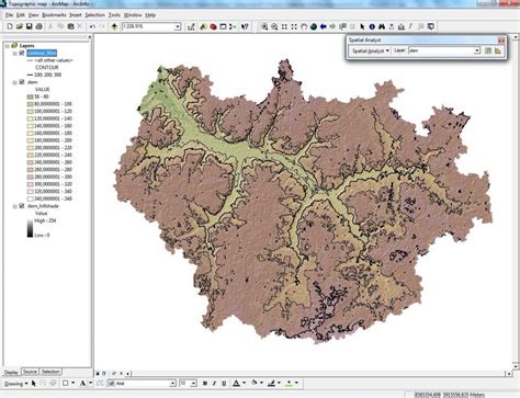 How To Make A Simple Topographic Map In ArcGIS Part Digital Geography