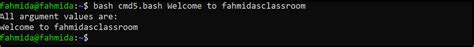 How To Use All Command Line Arguments In Bash Fahmidasclassroom