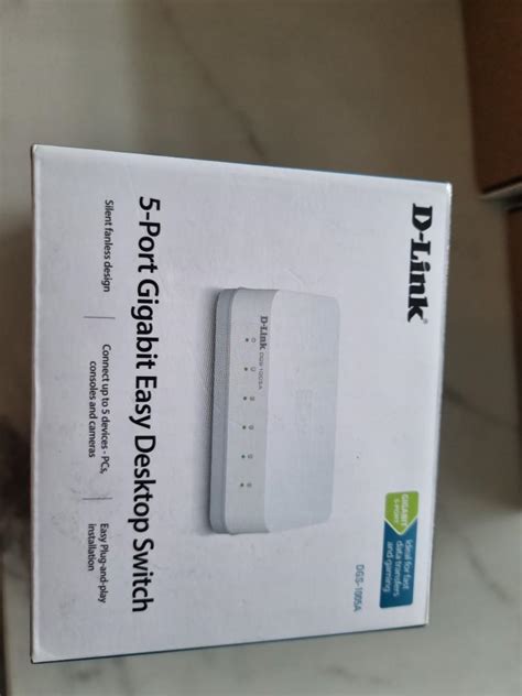 D Link Port Gigabit Easy Desktop Switch Mobile Phones Gadgets Other Gadgets On Carousell