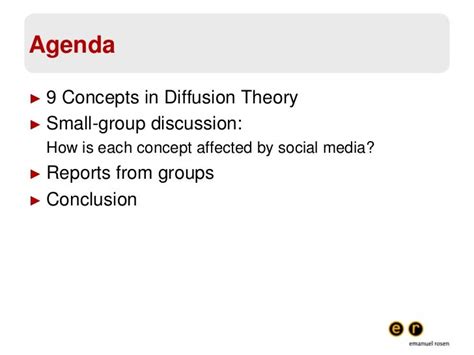 Diffusion And Social Media March 2011 Ohio U