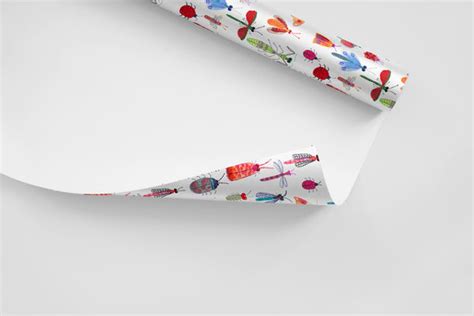 Adventure Bugs Wrapping Paper Little Bugs Collection Angelique Abare