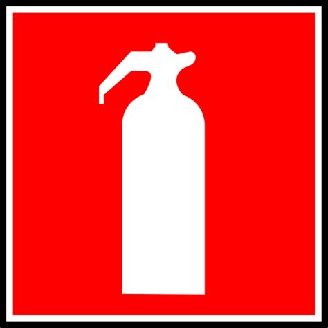 Fire Extinguisher Sign Clip Art 113710 Free Svg Download 4 Vector