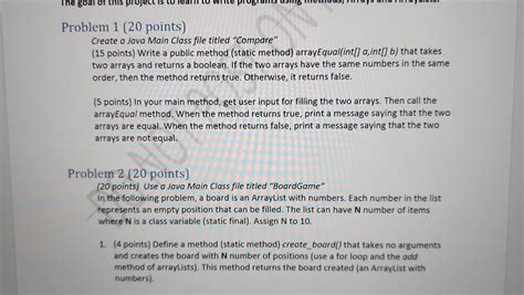 Solved Problem 1 20 Points Create A Java Main Class File