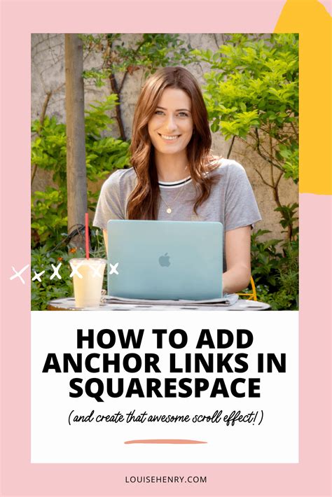 how to add anchor links in squarespace and create that awesome scroll