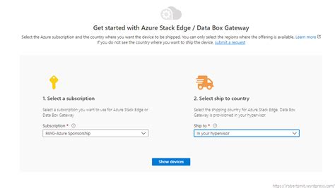 Step By Step Azure Stack Edge Azure Data Box Gateway For A Hybrid
