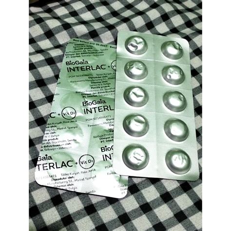 Jual Interlac Vit D3 Tablet Strip 10 Kablet Shopee Indonesia