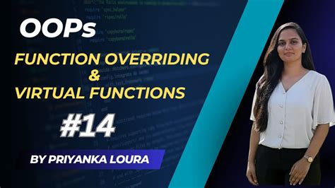 Function Overriding Pointers In Classes Virtual Functions Oops