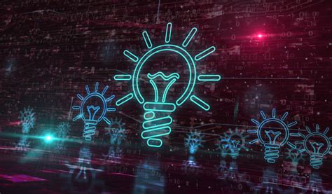 전구 아이디어와 창조적 인 혁신 기호 디지털 개념 3d 그림 0명에 대한 스톡 사진 및 기타 이미지 0명 데이터 디지털