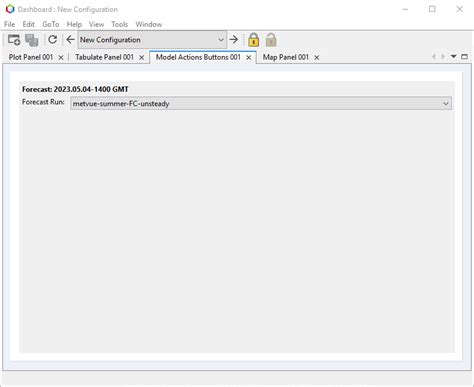 model actions widget