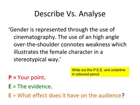 11 Describe Vs Analyse Ppt