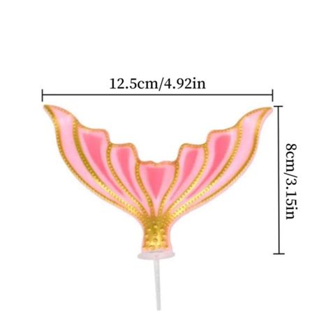Plastic Mermaid Tail Cake Topper Bakers Boutique