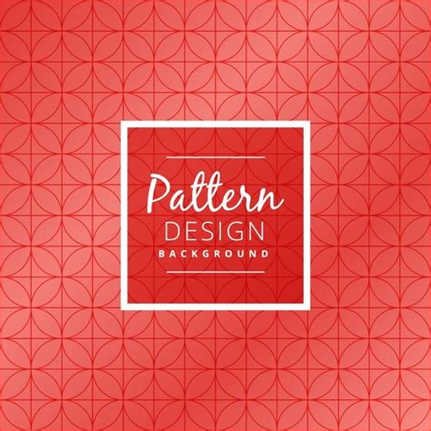 free vector red circular pattern background