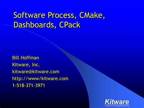PPT Streamlining Software Development With CMake And Dashboards PowerPoint Presentation ID