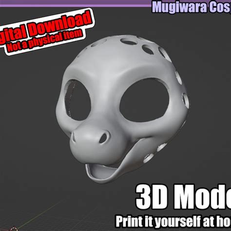 Fursuit Head Base 3d Print File Etsy