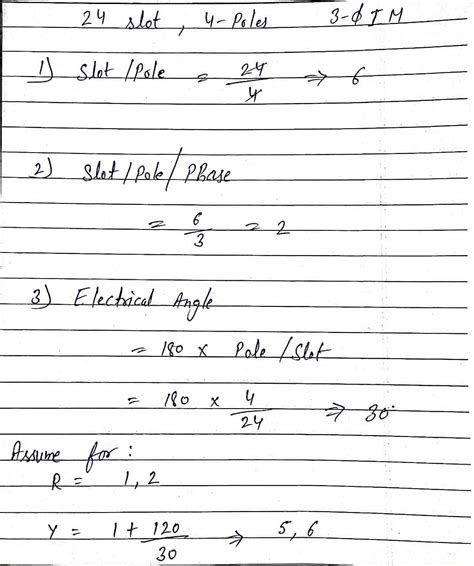 Design Of Armature Winding For 24 36 72 Stator Slots A2z