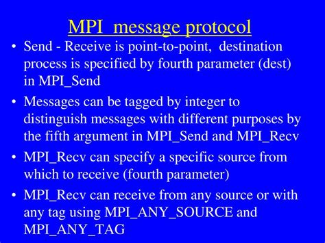 Mpi Message Passing Interface Ppt Download