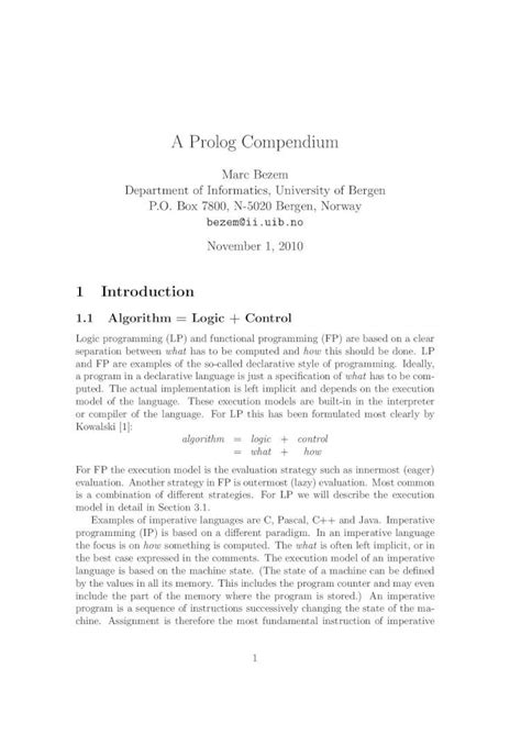 PDF Prolog Tutorial DOKUMEN TIPS