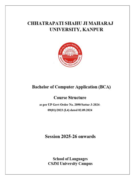Bca Syllabus 2025 Onwards Pdf Matrix Mathematics Pointer Computer Programming