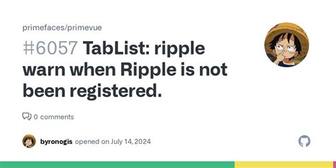 Tablist Ripple Warn When Ripple Is Not Been Registered · Issue 6057
