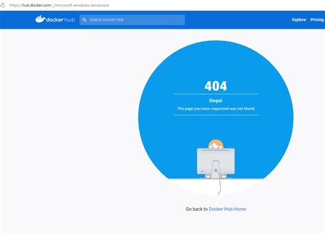 Windows Containers Missing From Dockerhub · Issue 319 · Microsoft