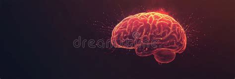 Scientific Representation Of The Brain And Nervous System With Glowing